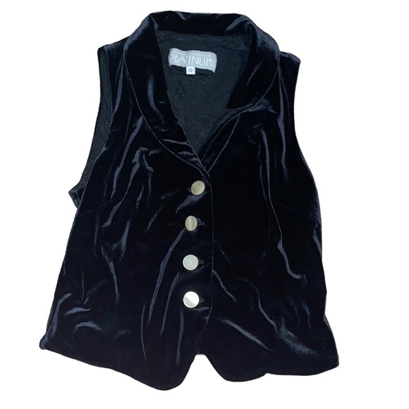 Jackets & Coats | Vintage Velvet Vest | Poshmark